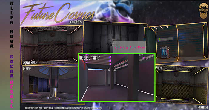 Second Life Marketplace - The Base *RARE* - Future Cosmos - The Bearded Guy - SALE